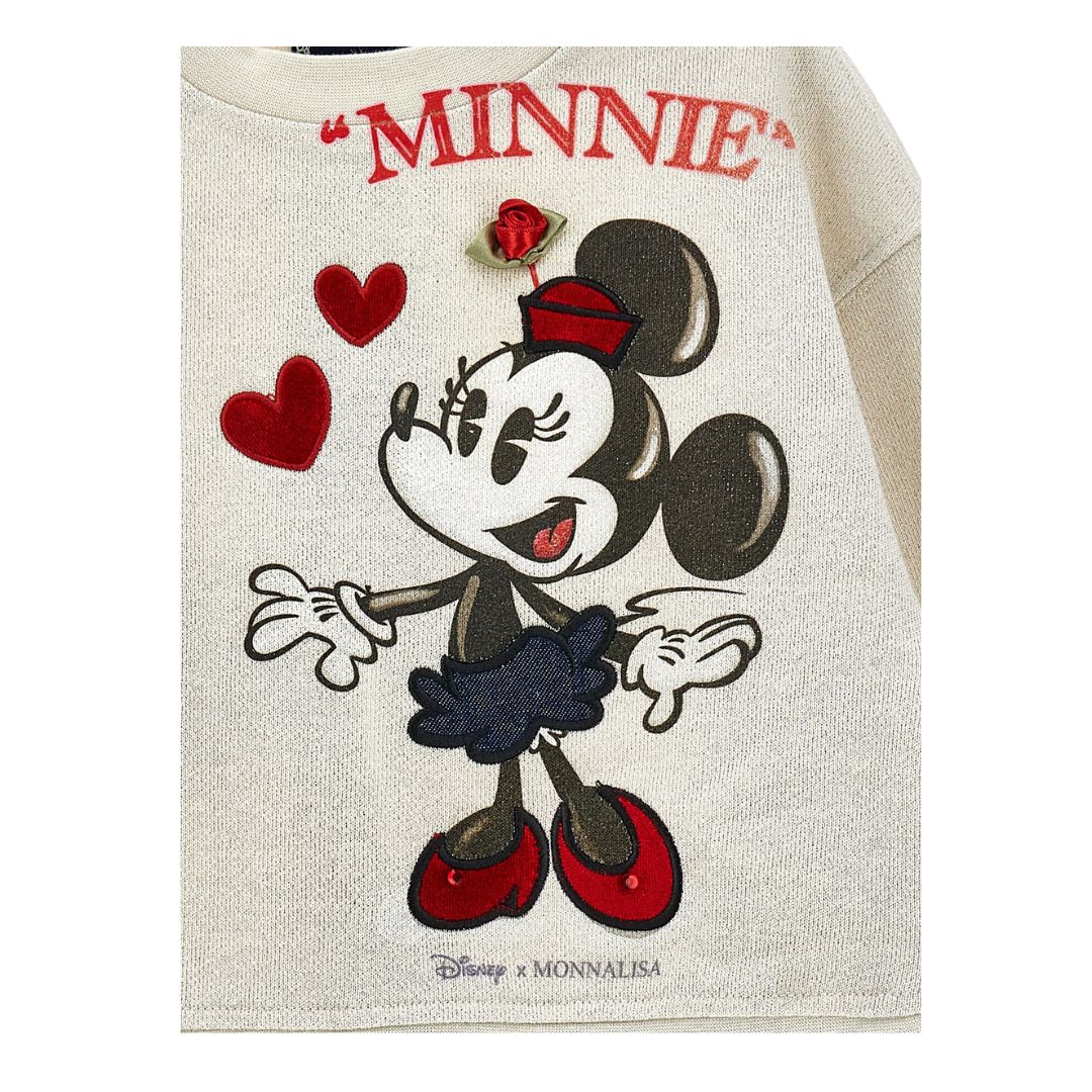 Monnalisa - Beige "Minnie Mouse" Sweat Top – Village Kids