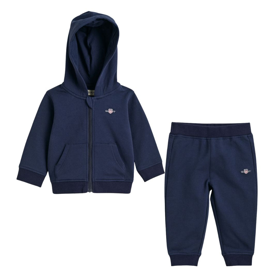 Gant - Babies Navy Hoodie Tracksuit – Village Kids