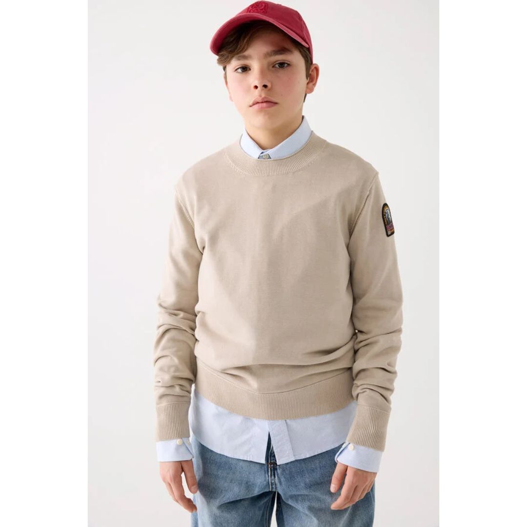 Parajumpers - Beige Basic Braw Jumper – Village Kids