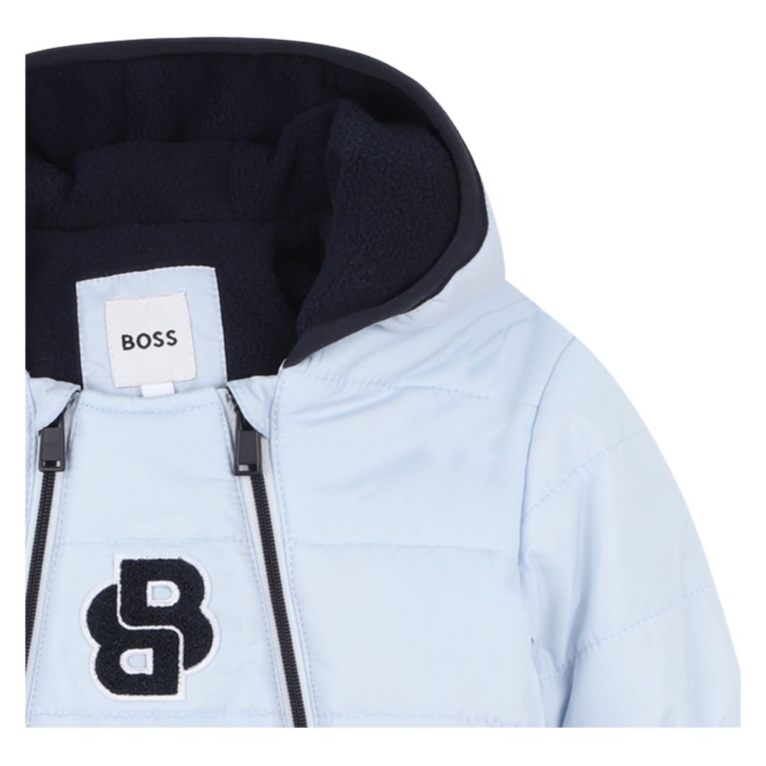 Boss - Pale Blue Snowsuit – Village Kids