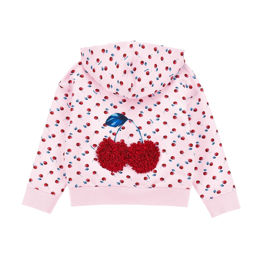 Monnalisa - Pink Cherry Zip Up – Village Kids